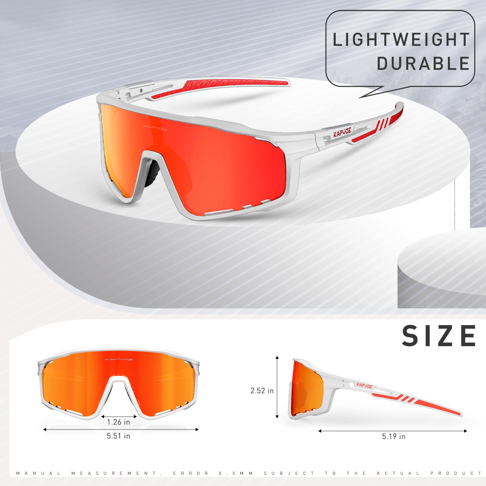 Snapklik.com : Polarized Cycling Glasses For Men Women Mountain Bike ...