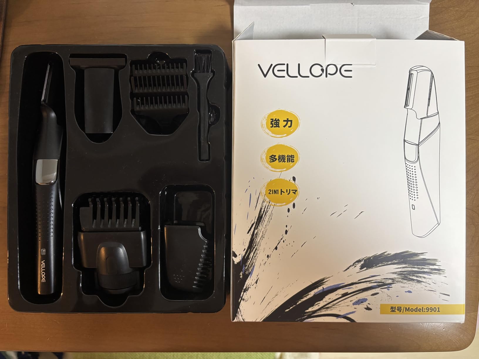 Amazon.co.jp: Vellope ボディシェーバー USB充電式 ボディーシェバー 電動バリカン ヘアカッター お風呂剃り可 水洗い ...
