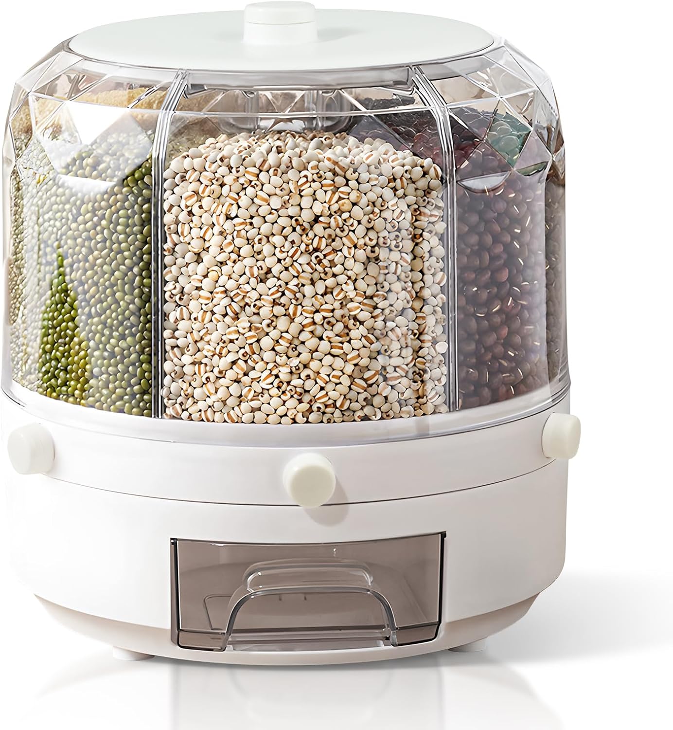 Amazon.com: Slow Slog Grain Dispenser, Grain and Rice Storage Container ...