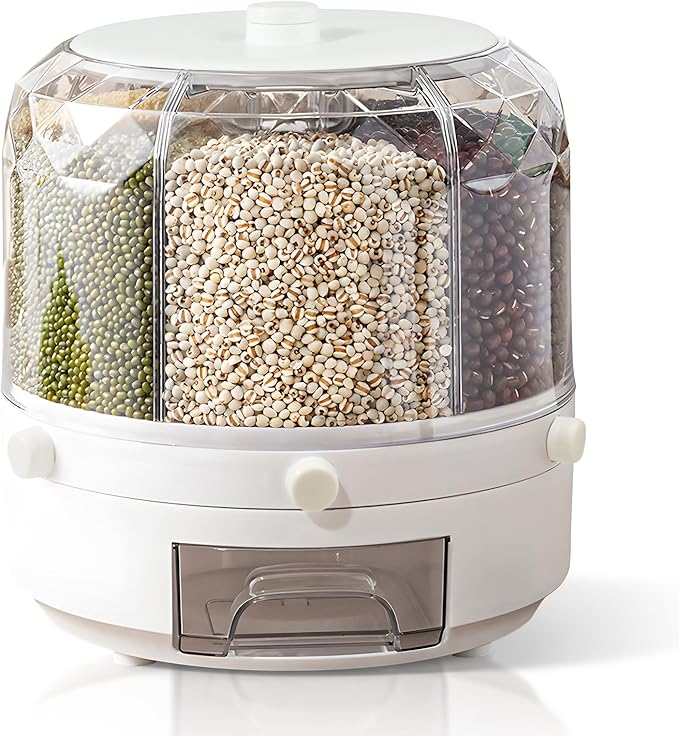 Amazon.com: Slow Slog Grain Dispenser, Grain and Rice Storage Container ...