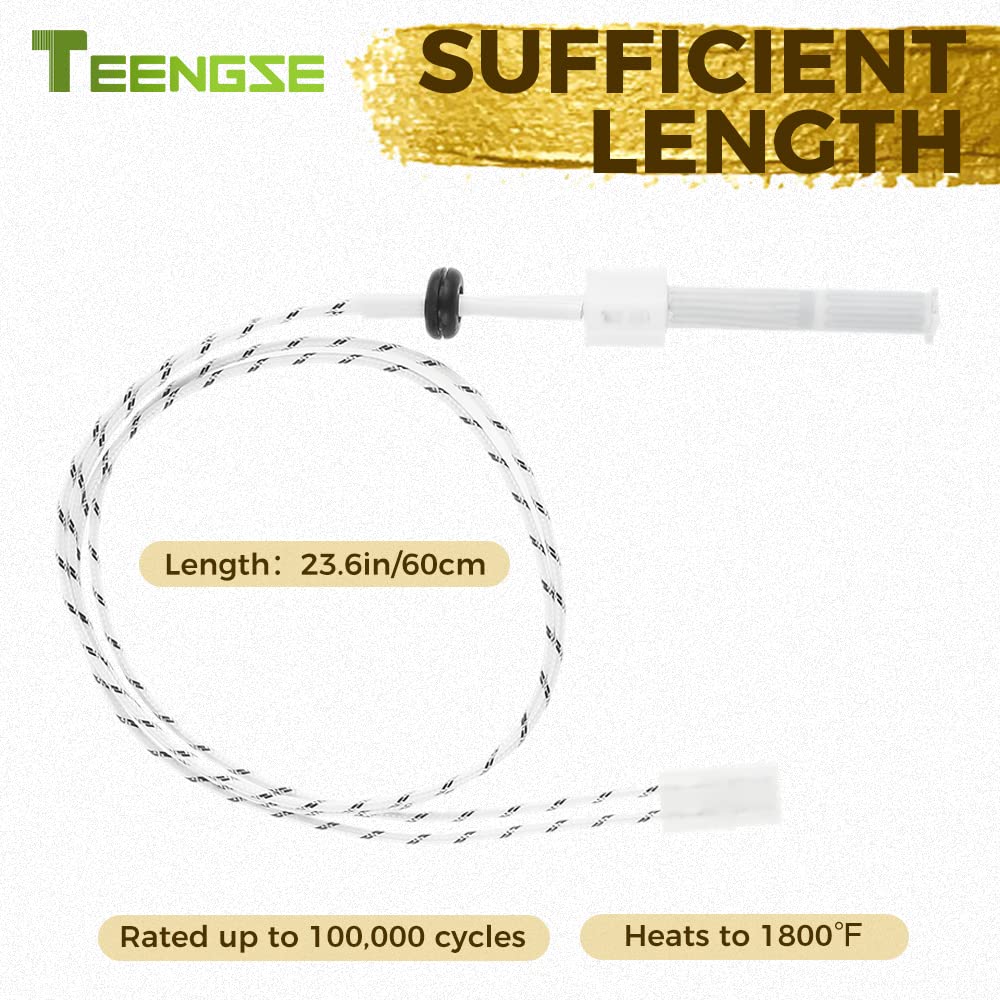 Snapklik.com : TEENGSE Ceramic Igniter Rod, Grill Igniters Compatible