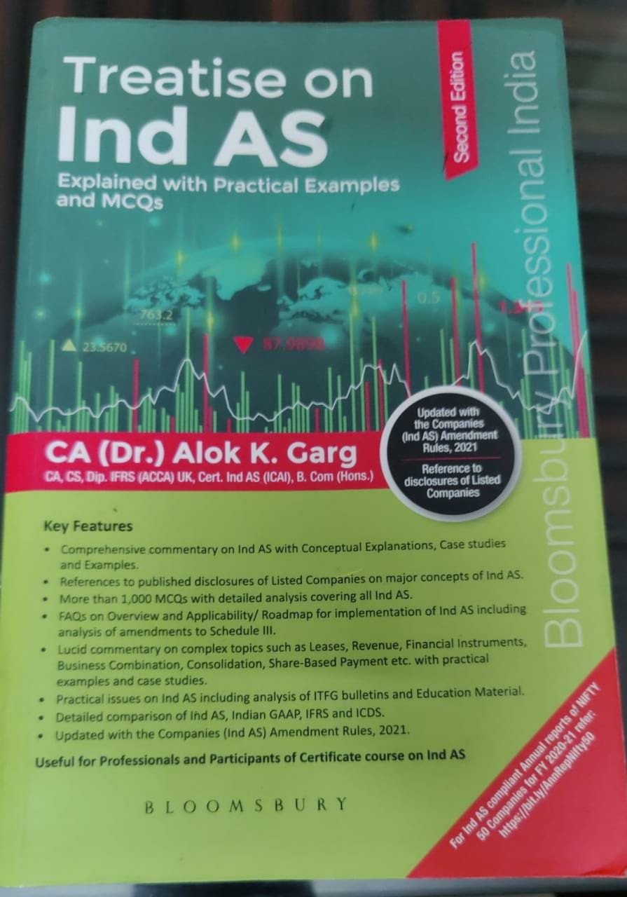 Buy Treatise on Ind AS (Explained with Practical examples and MCQs ...