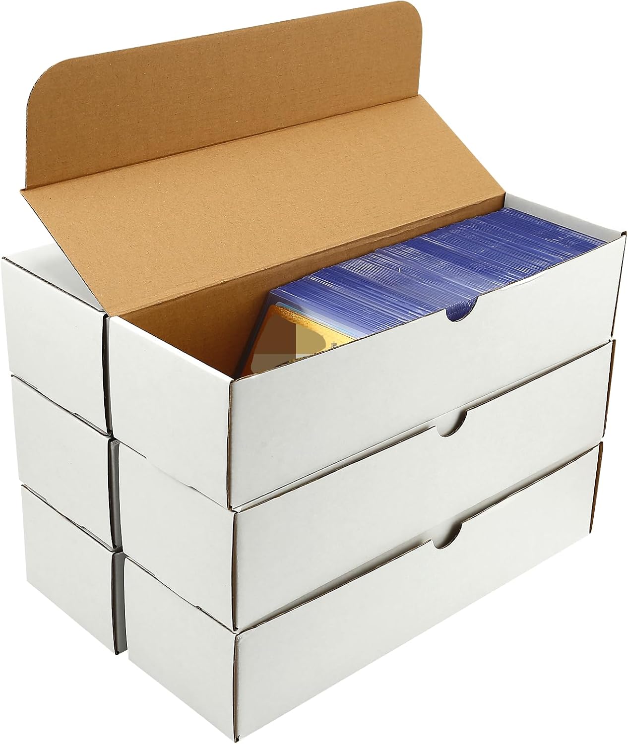 Amazon.com: Trading Card Storage Box,6-Pack-4800 Count Corrugated ...