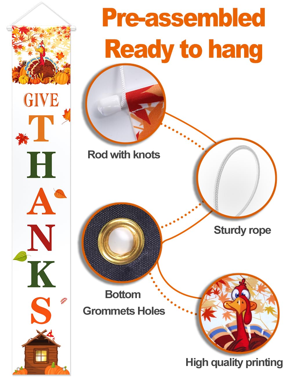 Snapklik.com : Fall Decor Fall Banners For Front Door, Hello Fall ...