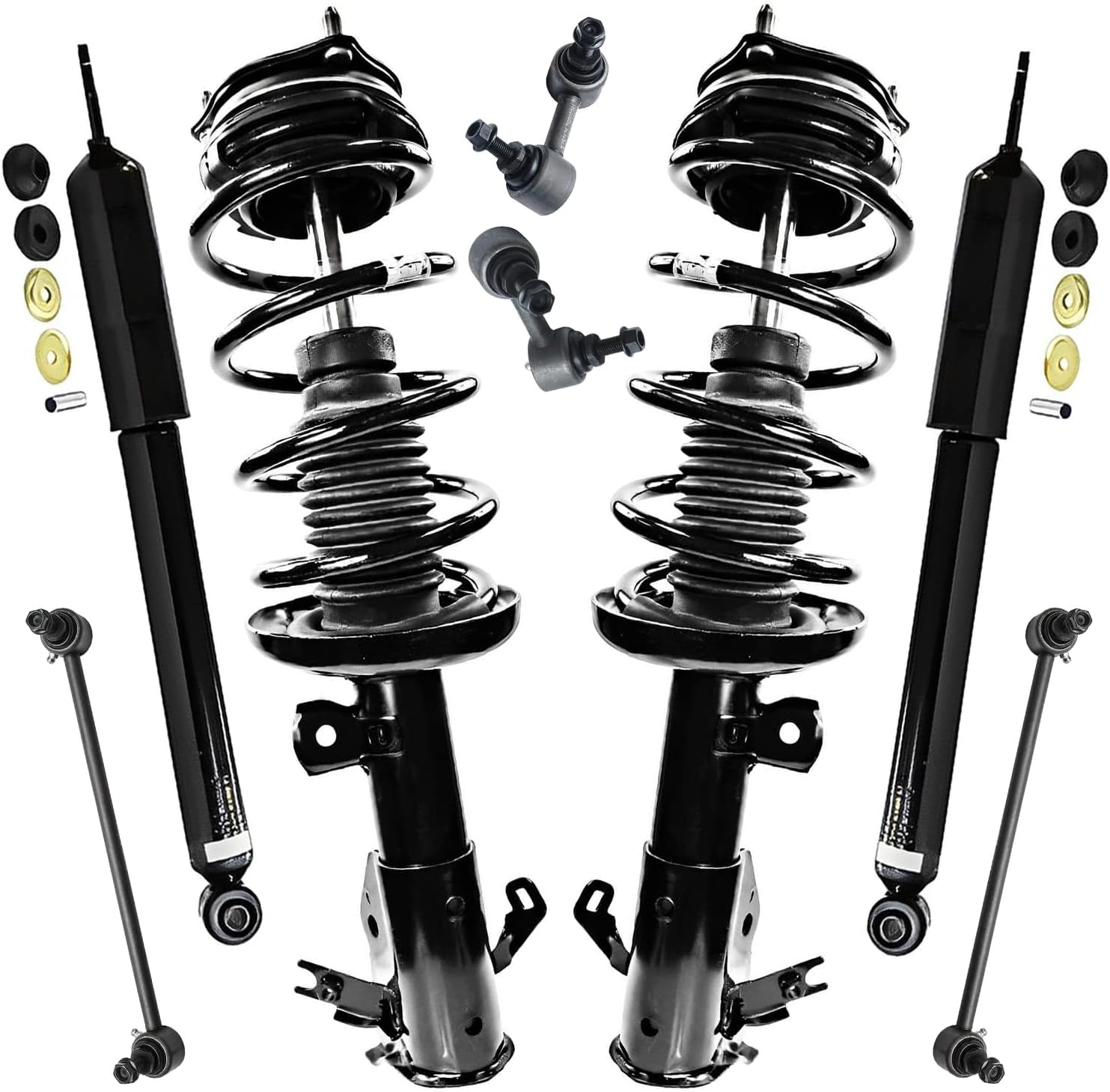 Amazon.com: Detroit Axle - 8pc Struts Shocks Suspension Kit for 2012 ...
