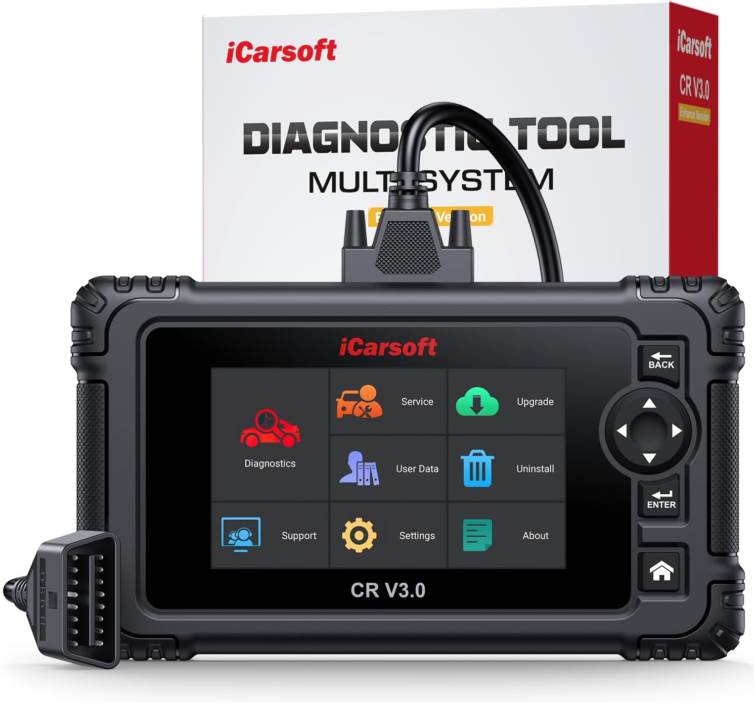 Amazon.com: Bidirectional OBD2 Scanner Diagnostic Tool, iCarsoft CR V3 ...