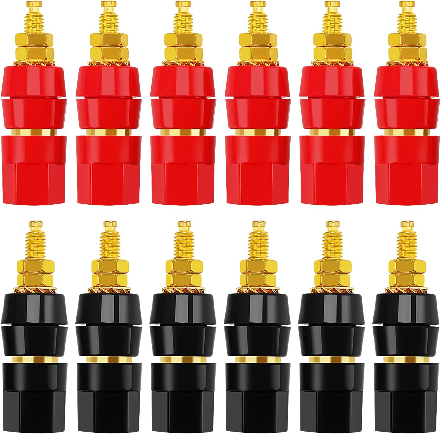 CESFONJER Binding Post Connector | 4mm Banana Socket | Speaker Terminal ...