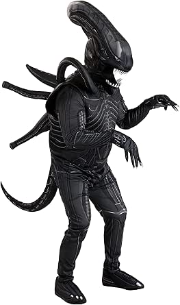 Amazon.com: Plus Size Premium Xenomorph Costume | Adult Alien Jumpsuit ...