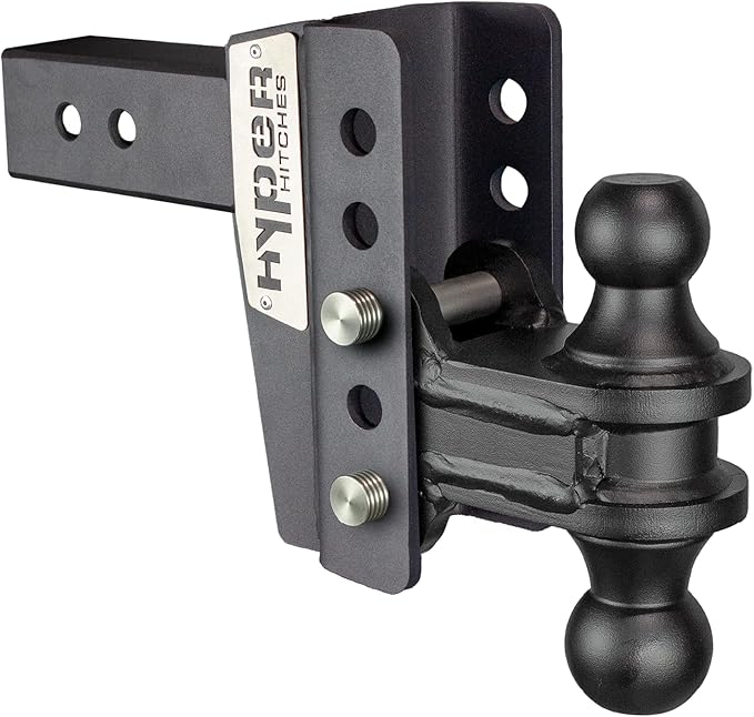 Amazon.com: Hyper Hitches M255 Adjustable Trailer Hitch, Fits 2-Inch ...