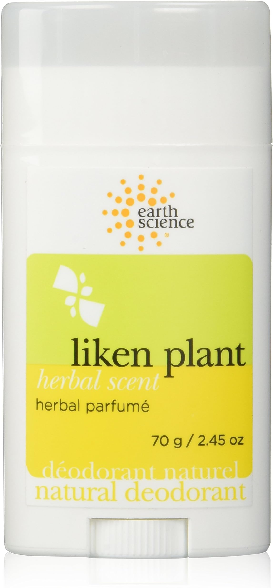 Amazon.com : Earth Science Liken Plant Herbal Scent Deodorant, 2.45 oz ...