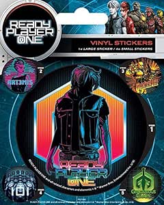 Amazon.com: 1art1 Ready Player One Sticker Adhesive Decal - RPO ...