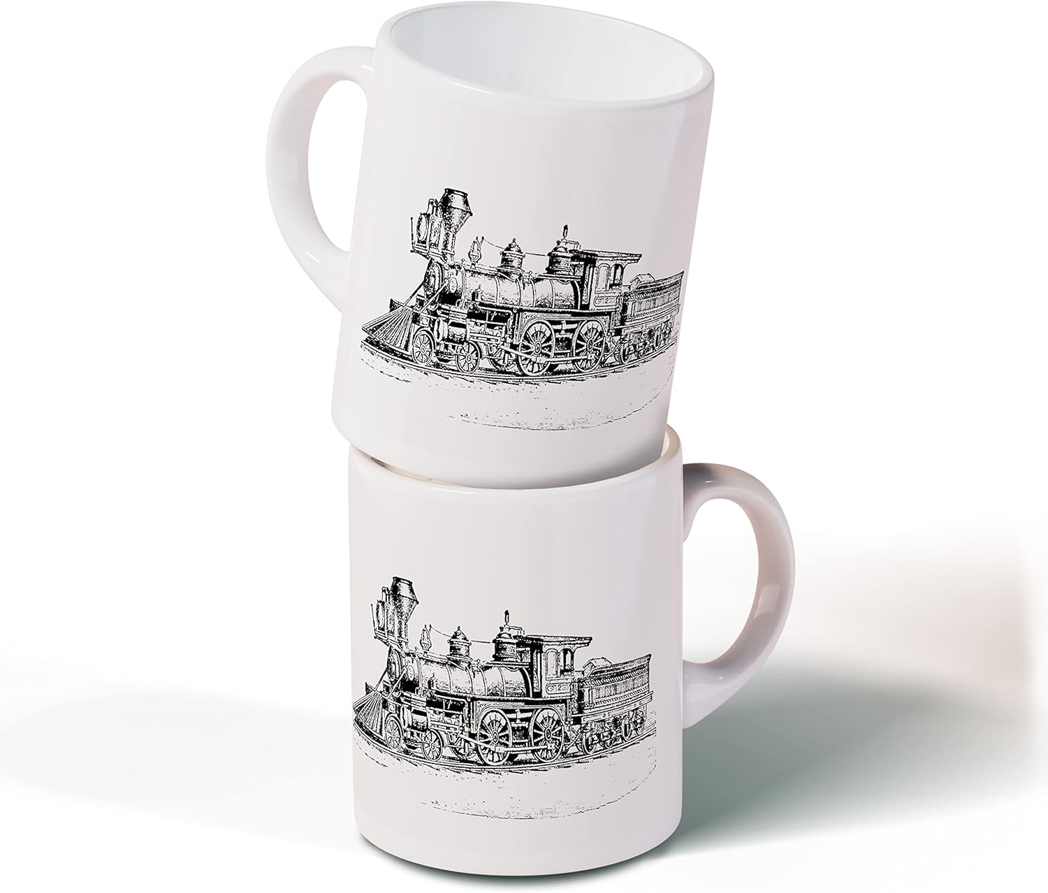 Amazon.com: DOTAIN Vintage Steam Train Locomotive Transport Railroad ...