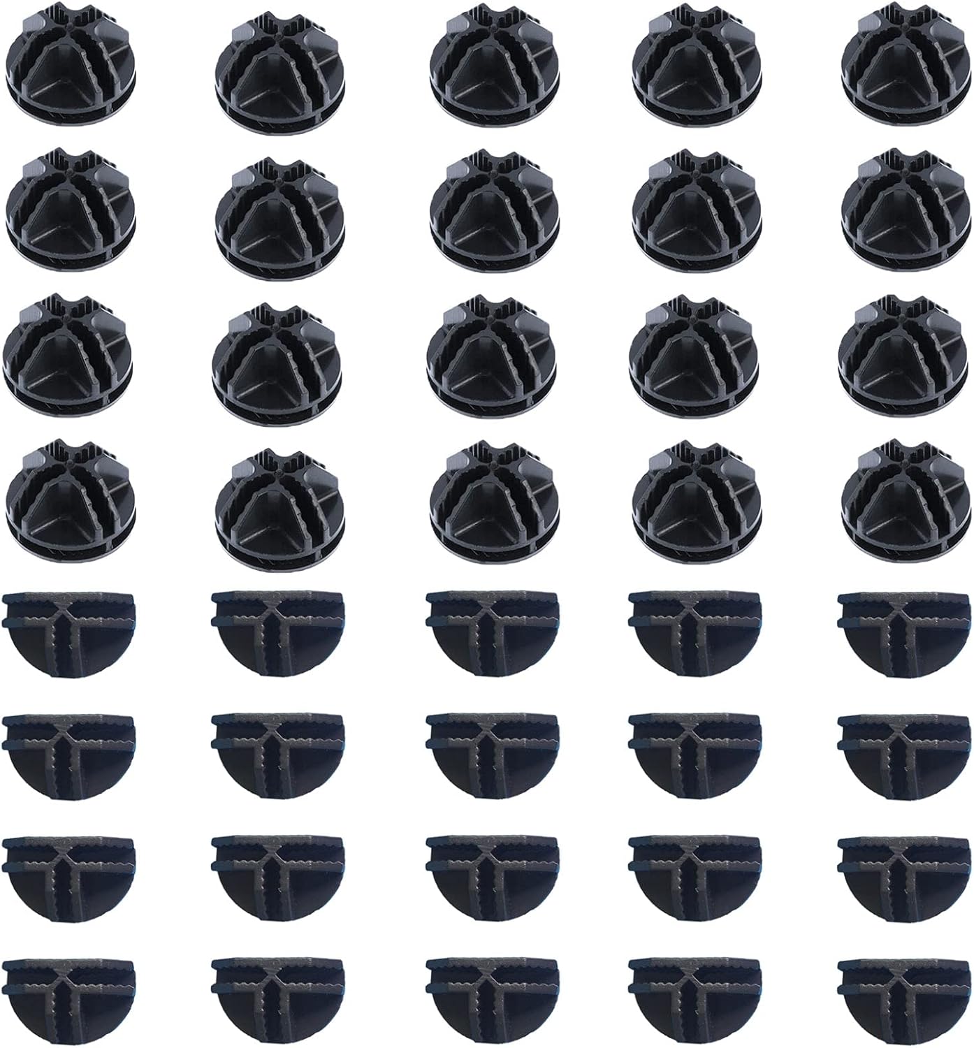 40pcs Wire Cube Plastic Connectors Plastic Closet Connectors Cube ...