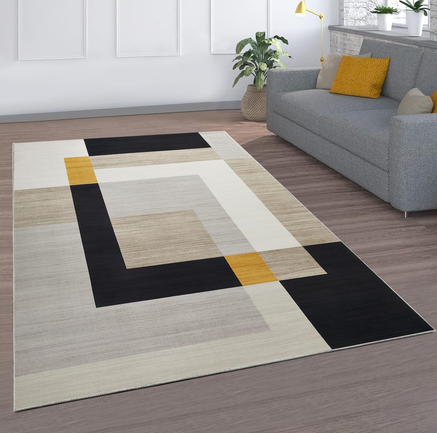 MOONLIGHT20015 Rugs Living Room 80x150 cm – Geometric Style Area Rugs ...