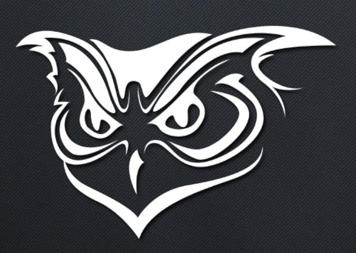 Amazon.com - Owl Face Decal Vinyl Sticker|Cars Trucks Vans Walls Laptop ...