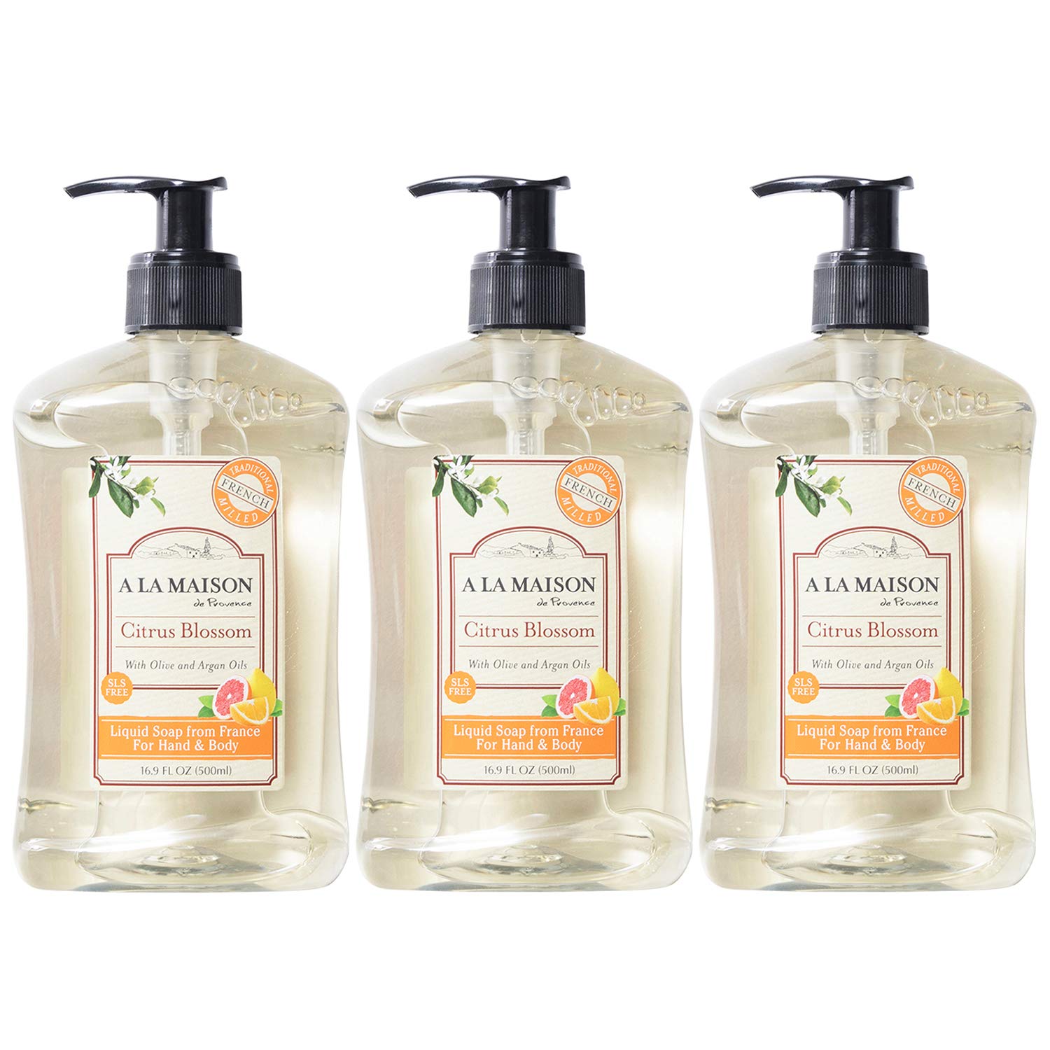 Amazon.com : A LA MAISON French Liquid Hand Soap, Citrus Blossom ...