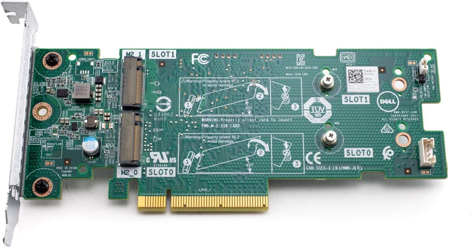 Amazon.com: Dell Ultra-Speed Drive Quad NVMe M.2 PCIe x16 Card (1TB ...