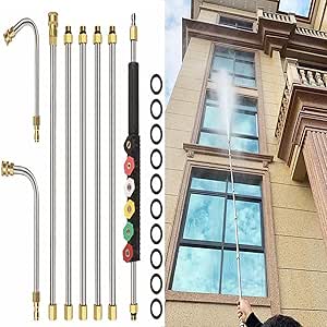 Amazon.com: Telescoping Gutter Cleaning Tools from the Ground,12 Feet ...