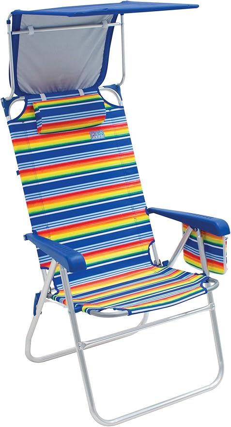 Amazon.com : Rio Gear Beach Hi-Boy 17" Extended Seat Height Folding ...