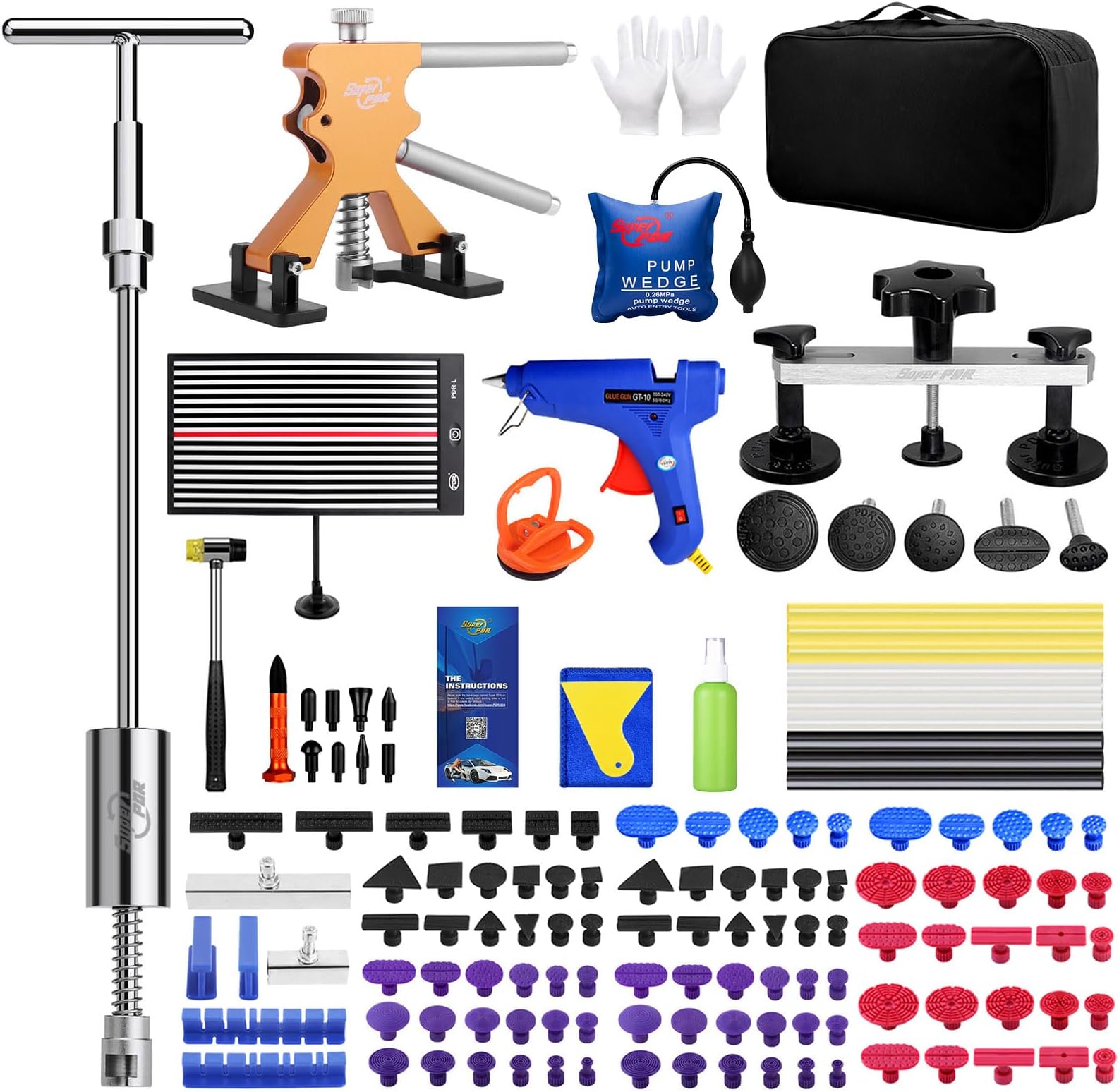 Amazon.com: Fly5D Dent Puller Kit, Paintless Dent Repair Kit with ...