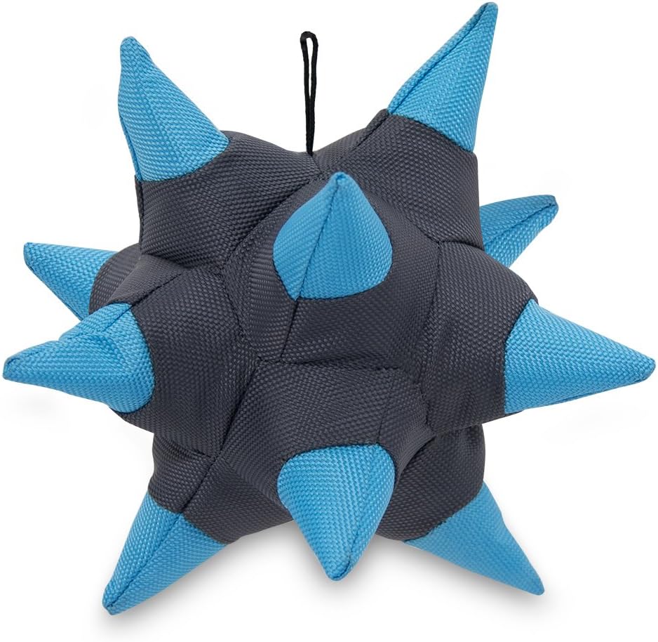 Amazon.com : Best Pet Supplies Toughy Spiky Ball with Squeaker Dog Toy ...