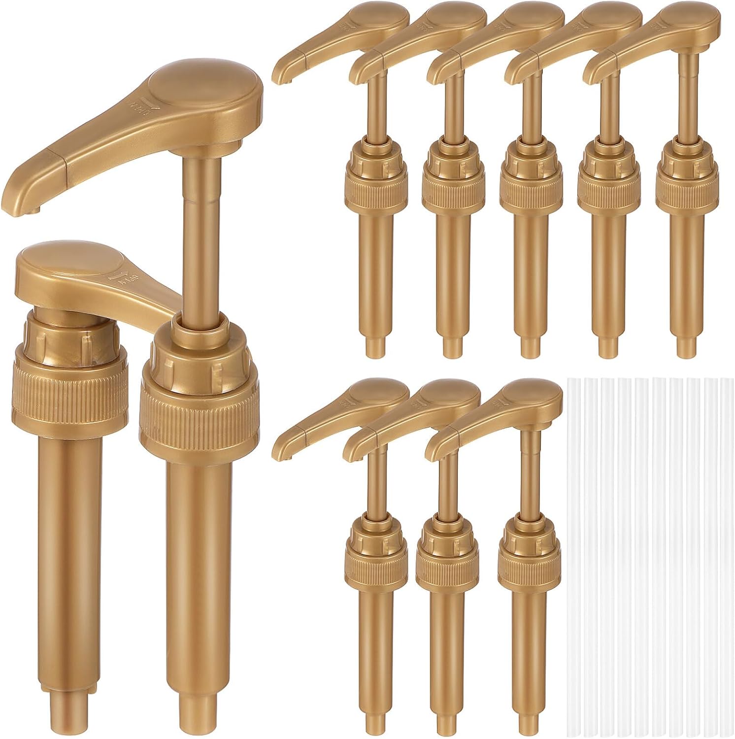 Amazon.com: Mobestech 10Pcs Squirt Syrup Pump, Coffee Syrup Pump ...