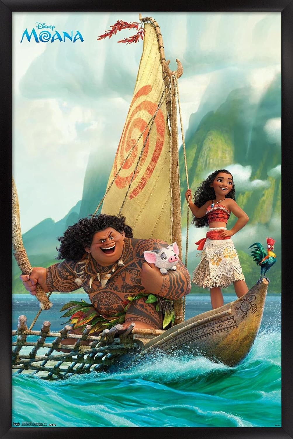 Amazon.com: Trends International Moana Group Wall Poster 22.375" x 34 ...