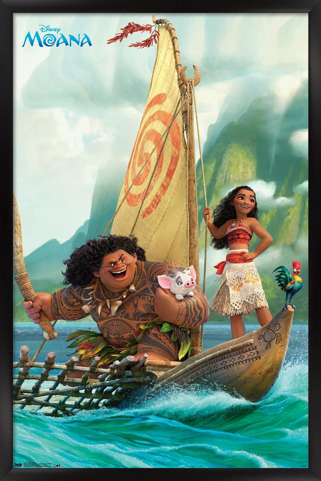 Amazon.com: Trends International Moana Group Wall Poster 22.375" x 34 ...