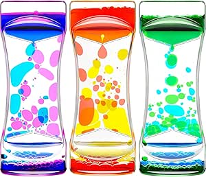 Littley Liquid Motion Bubbler Sensory Toy,Liquid Bubble Timer Fidget ...
