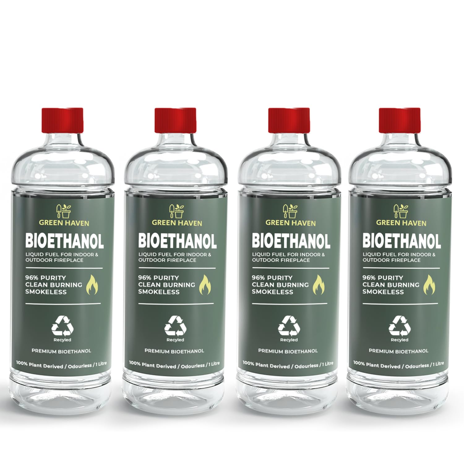 Buy Green Haven4L Premium Bioethanol Fuel for Fireplace – Bio Ethanol ...