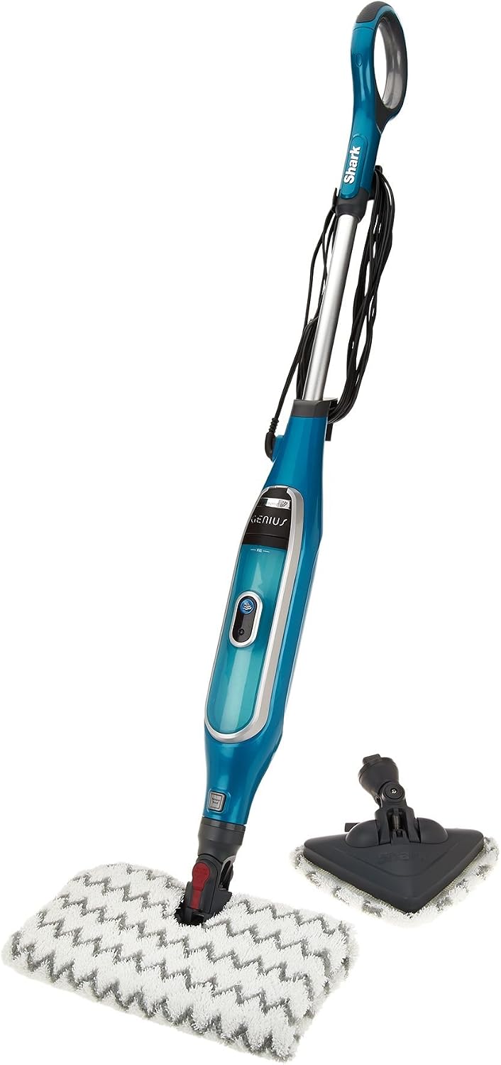 Amazon.com: Shark Genius Steam Pocket Flip Mop System w/ 2 Mop Heads ...