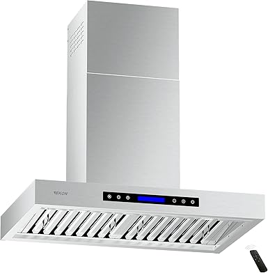 Amazon.com: EKON 900 CFM Range Hood Stainless Steel 36 inch Kitchen ...