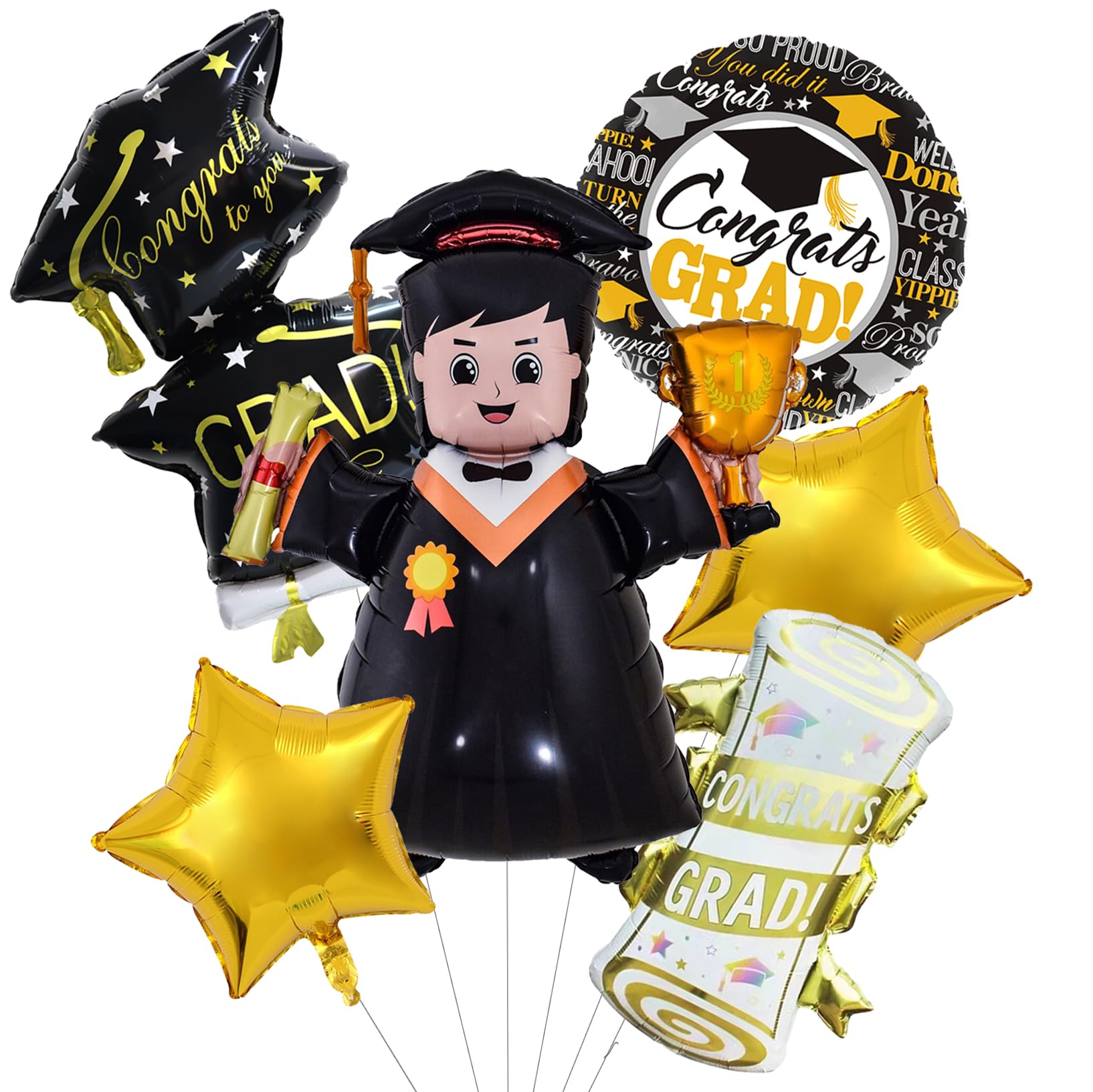 Amazon.com: Class of 2024 Graduation Party Supplies Decorations ...