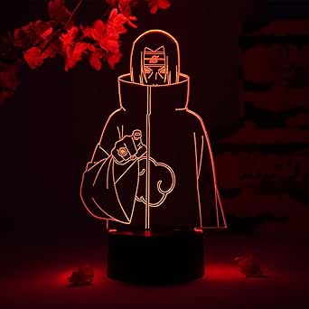 Otaku Lamps Itachi Genjutsu Naruto – Anime Night Light, 16 Color RGB ...
