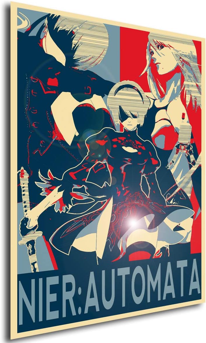 Amazon.com: Instabuy Poster Propaganda Nier Automata - Characters (A3 ...
