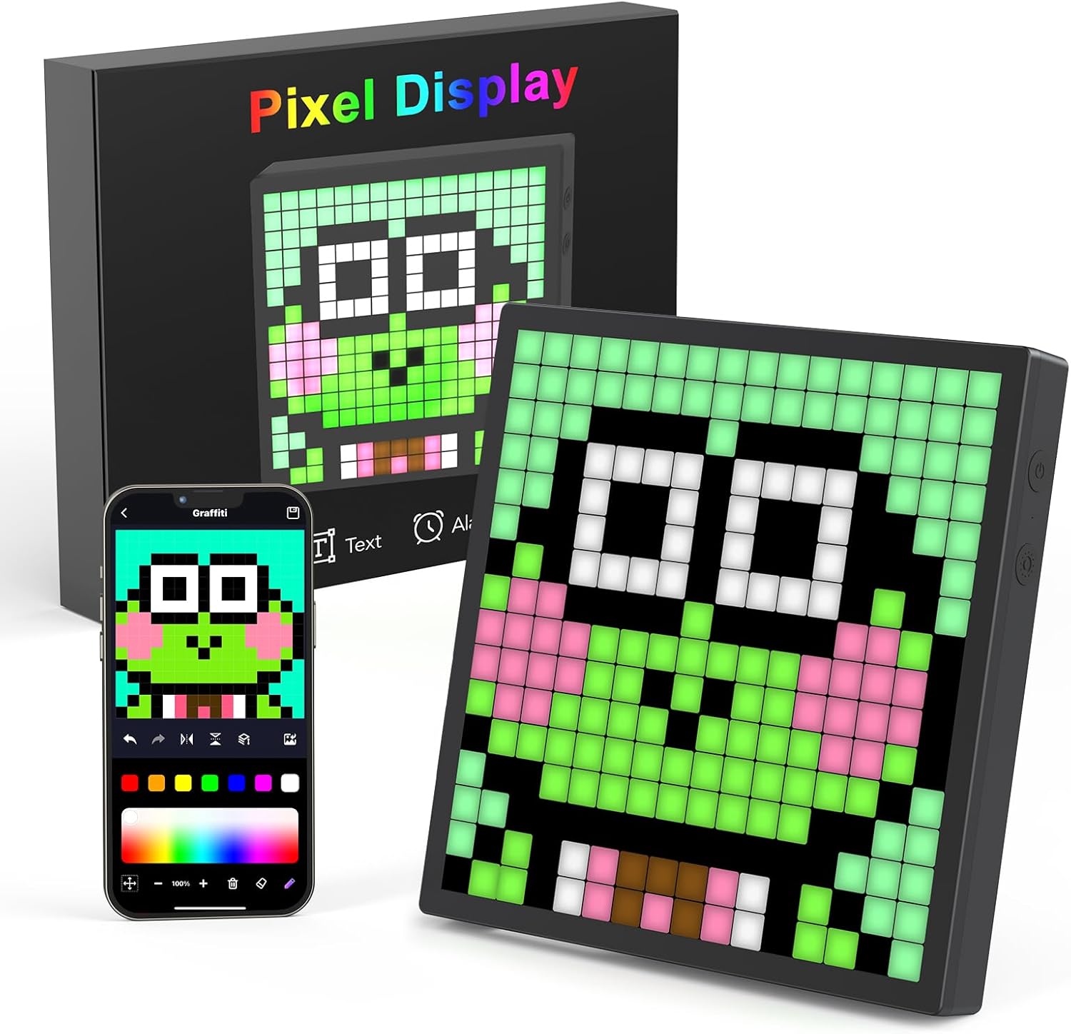 Amazon.com: iDotMatrix LED Pixel Display, 16x16 Programmable Pixel Art ...