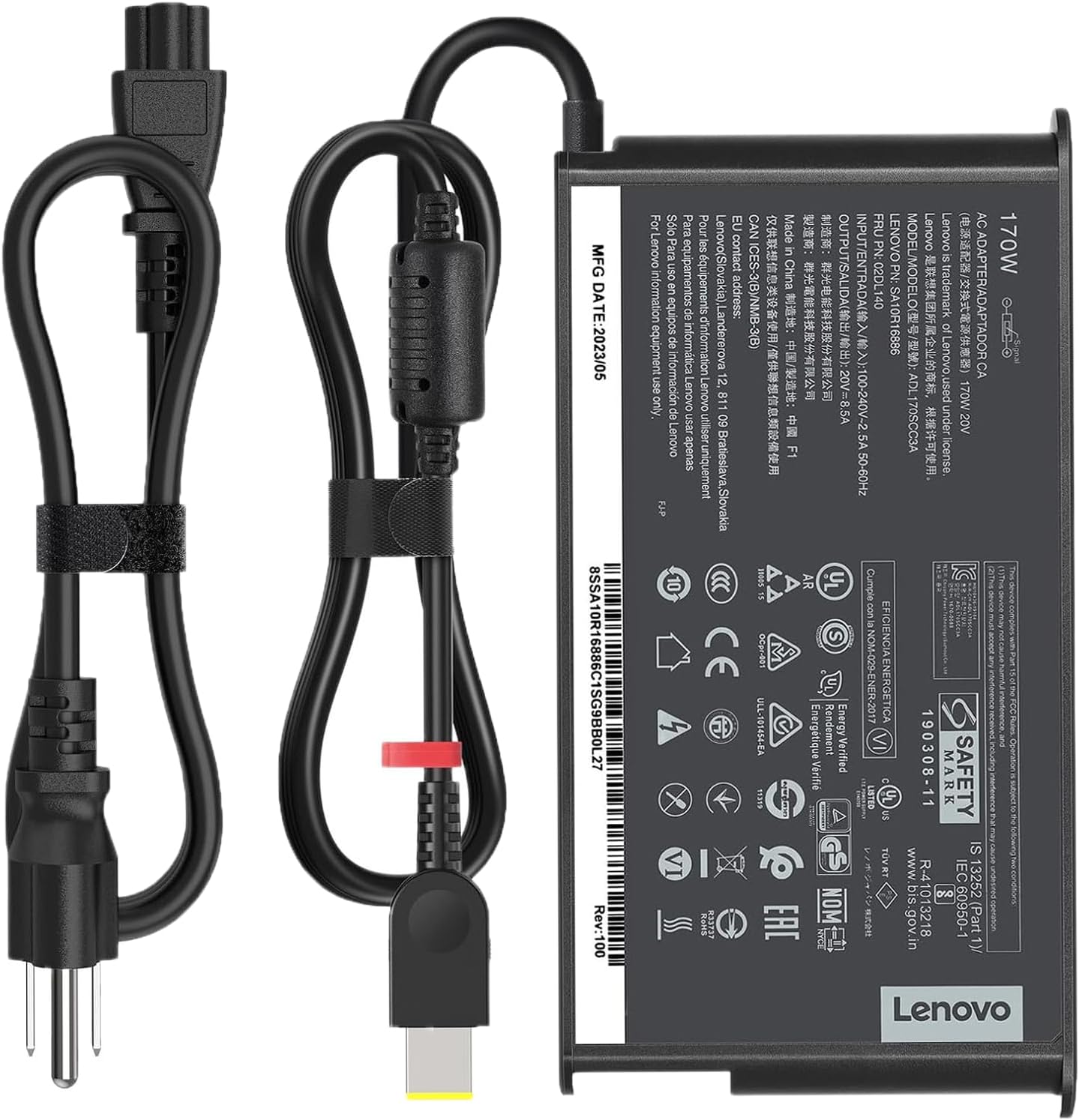 Amazon.com: 170w 20V 8.5A ADL170SCC3A Ac Charger Fit for Lenovo Legion ...