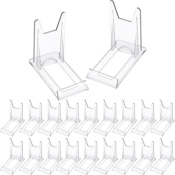 Amazon.com: Zonon Acrylic Adjustable Plate Stands For Display Plastic ...