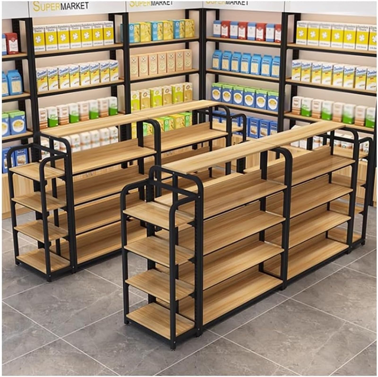 Snapklik.com : Fangool Commercial Supermarket Shelf,Candy Display Rack ...
