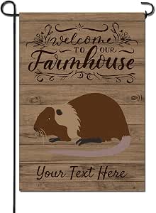 Amazon.com : Custom Funny Garden Flag Fox Coypu Farm House Flag Double ...