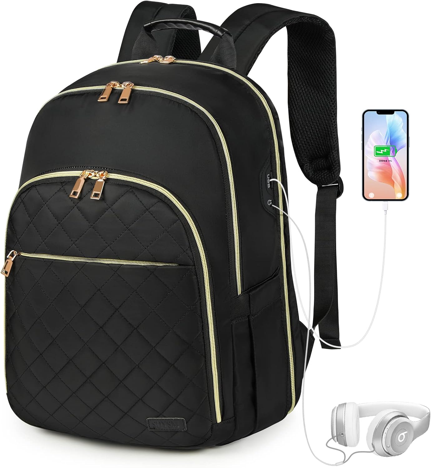 Travel Backpack 15.6 Inch Laptop Backpack for women TSA Friendly Carry ...