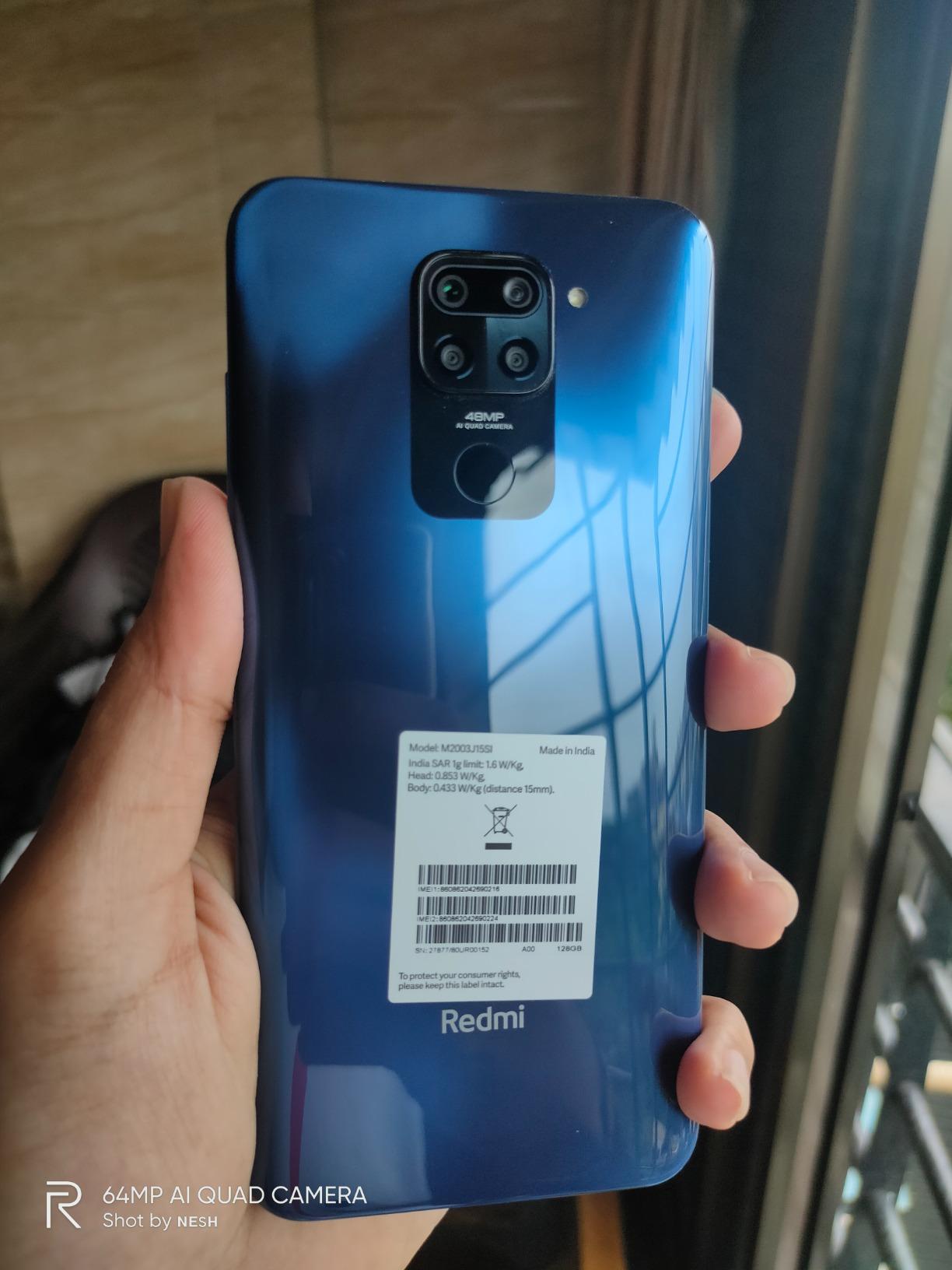 Redmi Note 9 Shadow Black, 4GB RAM, 64GB Storage : Amazon.in