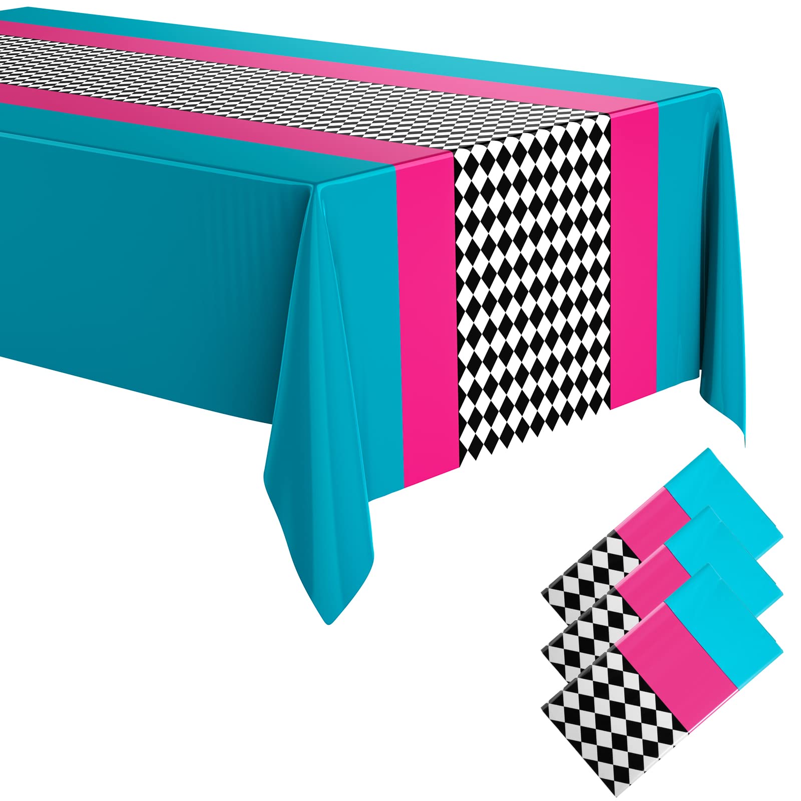 Amazon.com: Buryeah 3 Pcs Wonderland Tablecloth Wonderland Party ...