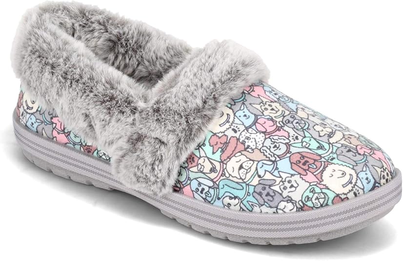 Amazon.com | Skechers Women's Too Cozy-Pooch Parade Slipper | Slippers