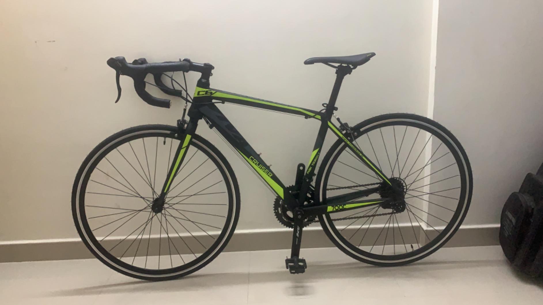 Buy Viva Cruiser 700c Alloy Road Bike (Red/Black, Ideal For : 12+ Years ...