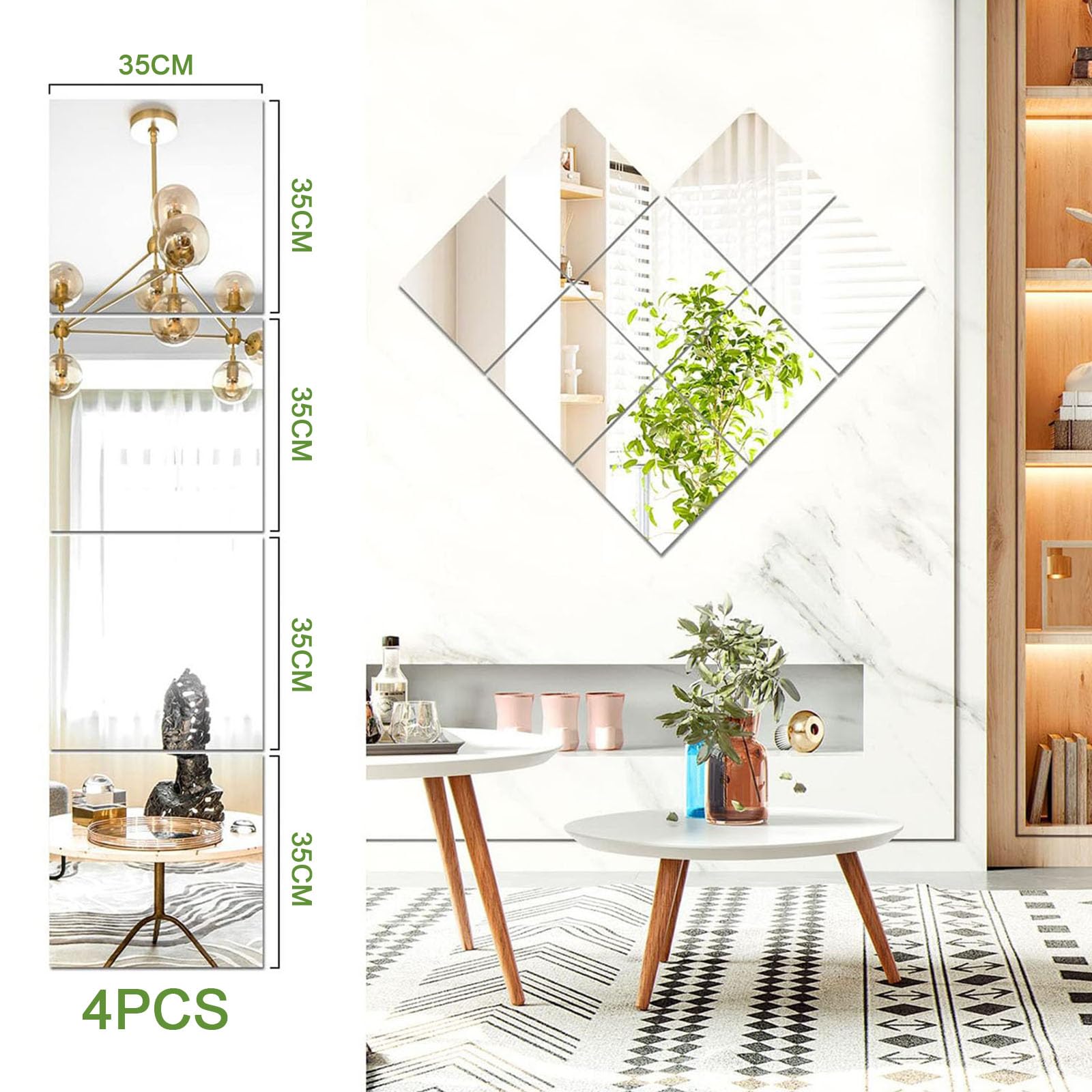 Decorative Mirror Tiles