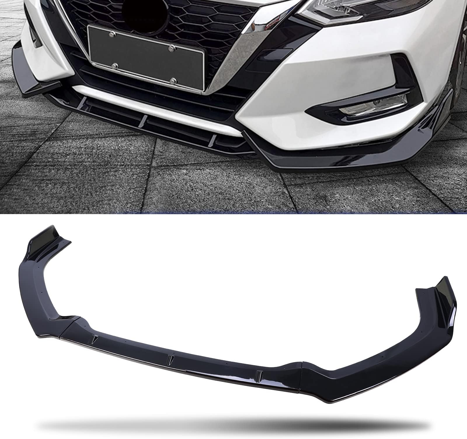 Amazon.com: Fits 7th Nissan Altima 2019 2020 2021 2022 Front Bumper Lip ...
