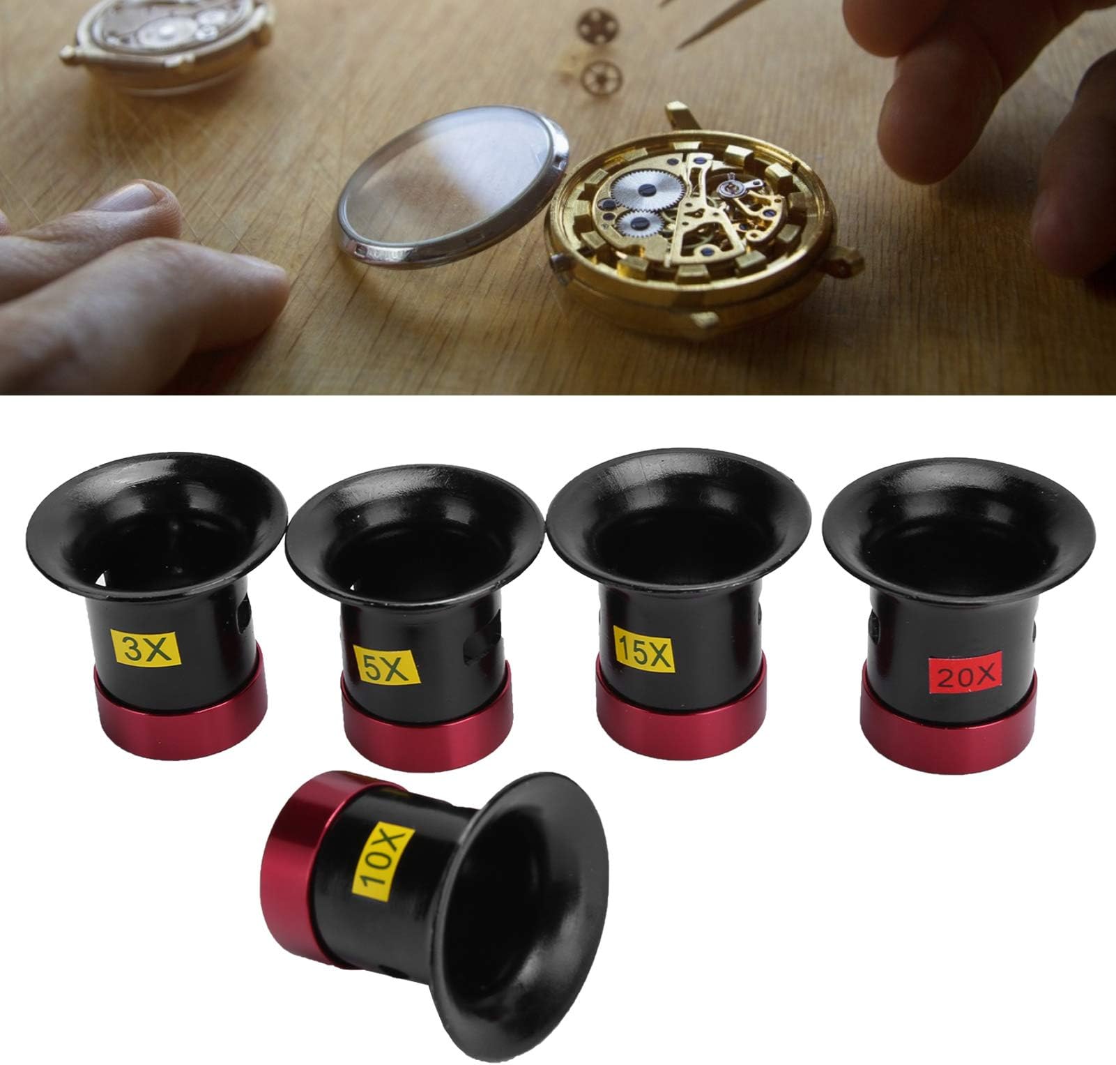 Amazon.com: Jewelers Eye Loupe Loop Magnifier Magnifying Glass for ...