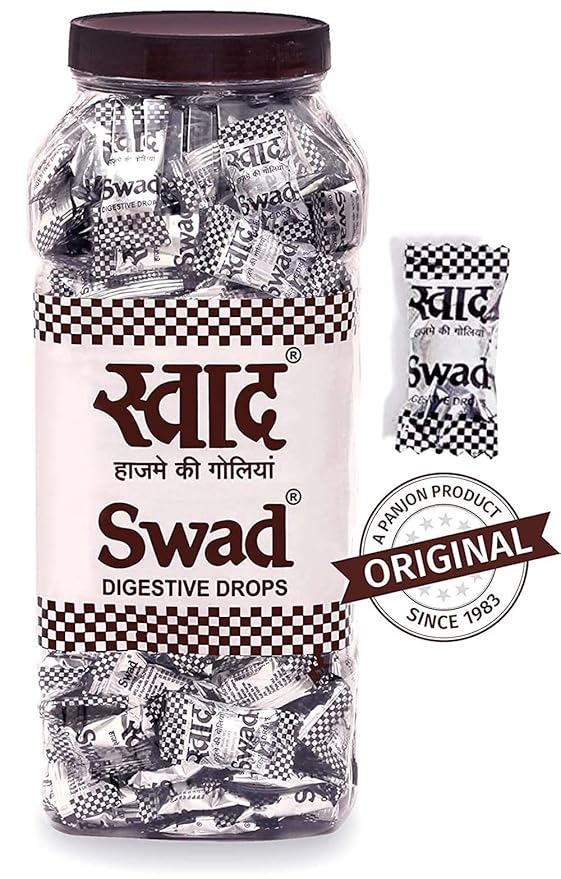 Swad Candy Jar (Digestive & Tangy Indian Masala Flavour Sweet Toffee ...