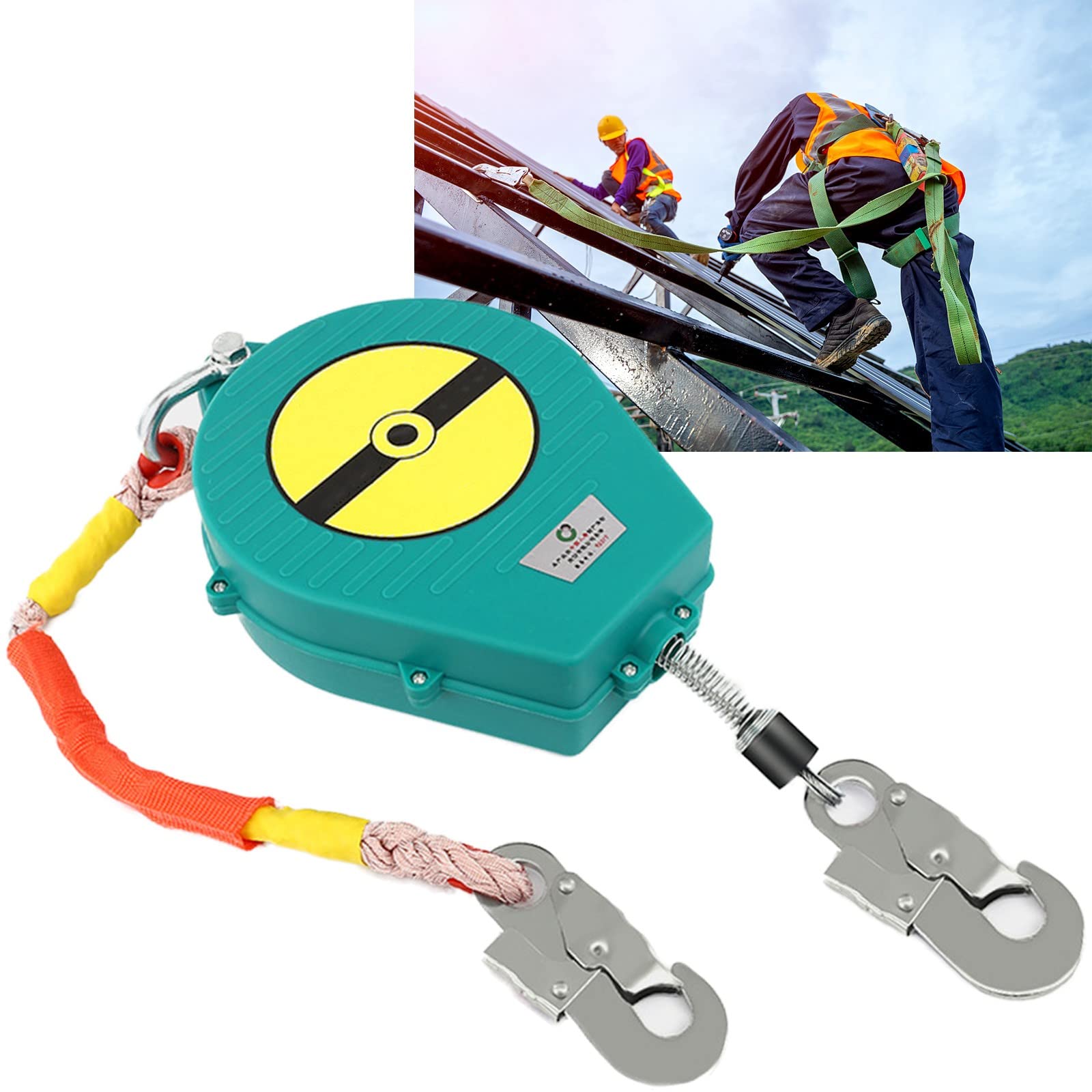5m Automatic Retractable Fall Arrester Lifeline High Altitude Fall ...